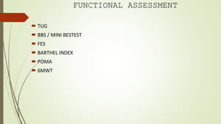 Geriatric assessment | PPTX