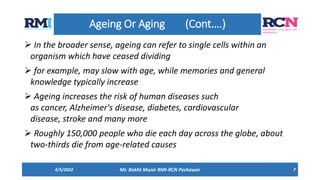 Geriatric assessment / assessment of Elderly Patients | PPTX