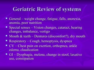 Geriatric Geriatric Assessment Assessment.ppt