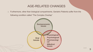 Geriatric Dentistry - a brief overview of care to the elderlies | PPTX