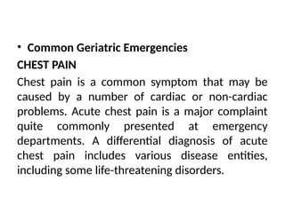 GERIATRIC EMERGENCIES CHEST PAIN IN ELDERLY.pptx