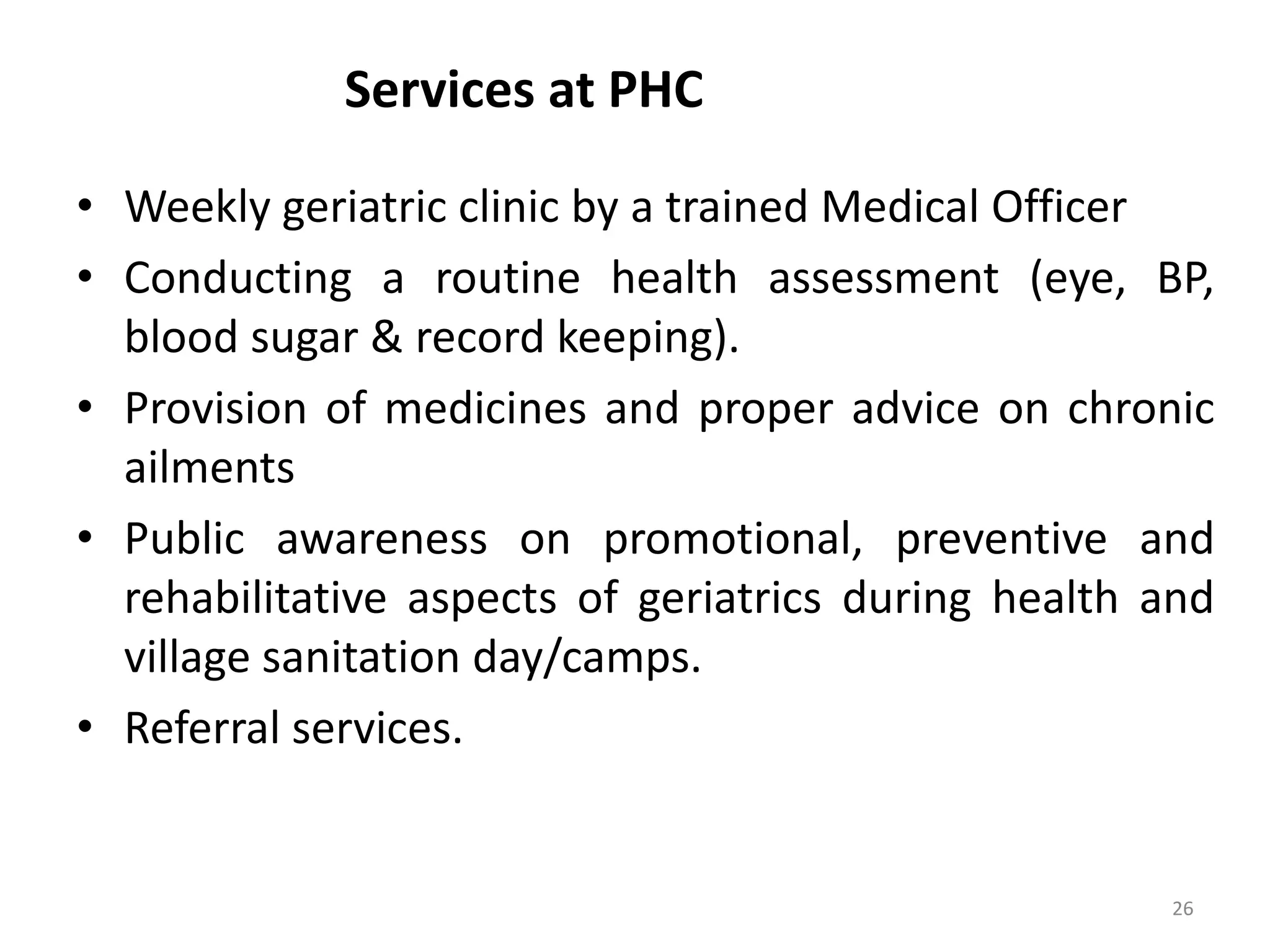 Geriatric health | PPTX