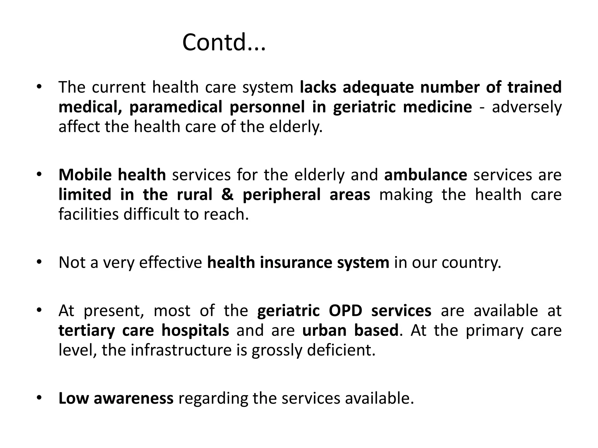 Geriatric health | PPTX