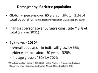 Geriatric health | PPTX