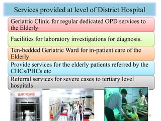 Geriatric health old age in new india | PPTX