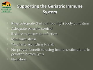 Geriatric immunology slides | PPT