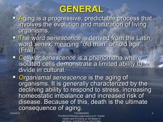 Geriatric medicine | PPSX | Menopause | Endocrine and Metabolic Diseases