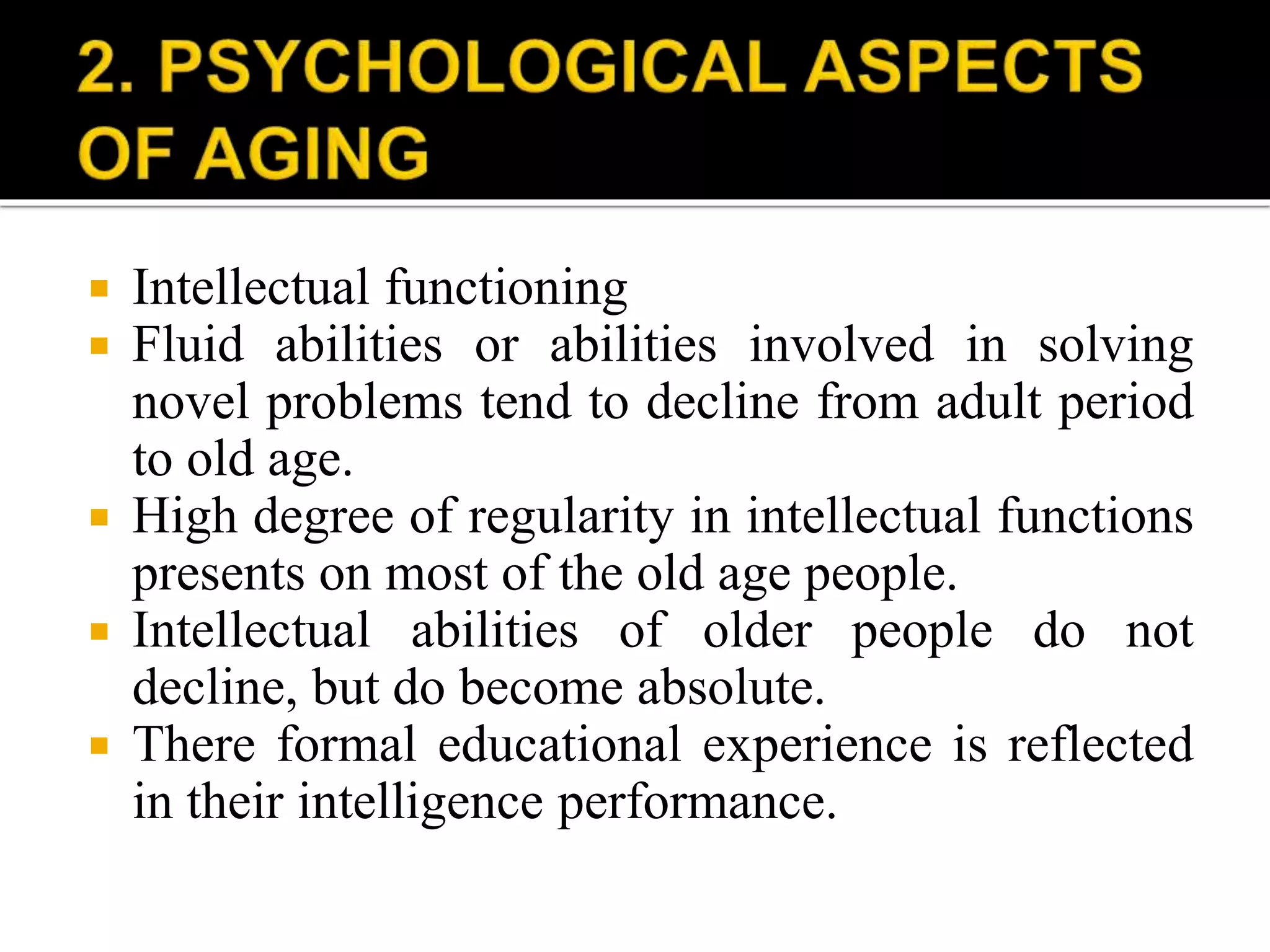 Geriatric nursing ppt | PPTX