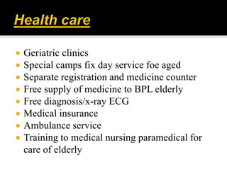 Geriatric nursing ppt | PPTX