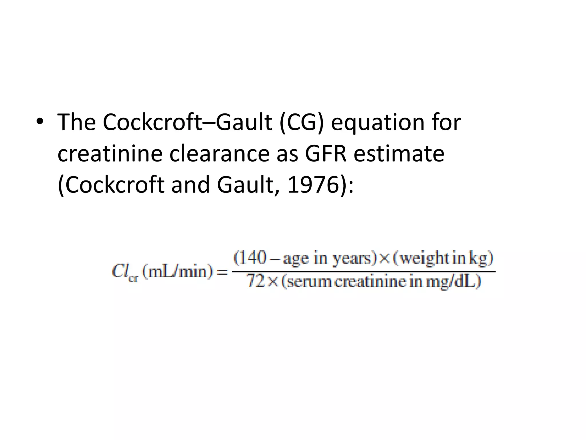 Geriatric,obese and pediatric patients Pharmacokinetics | PDF