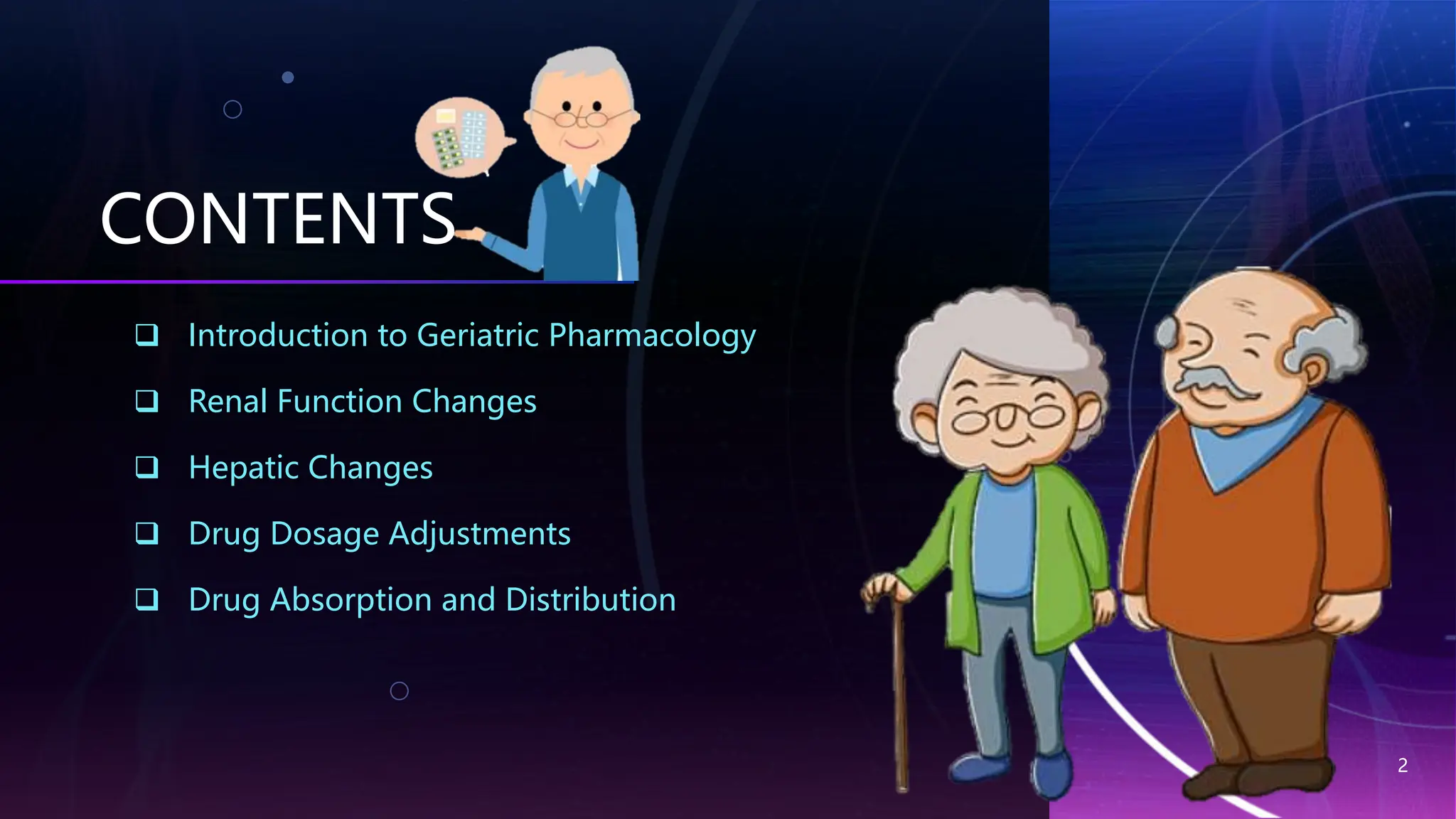 GERIATRIC PHARMACOLOGY Geriatric pharmacology is a specialized field ...