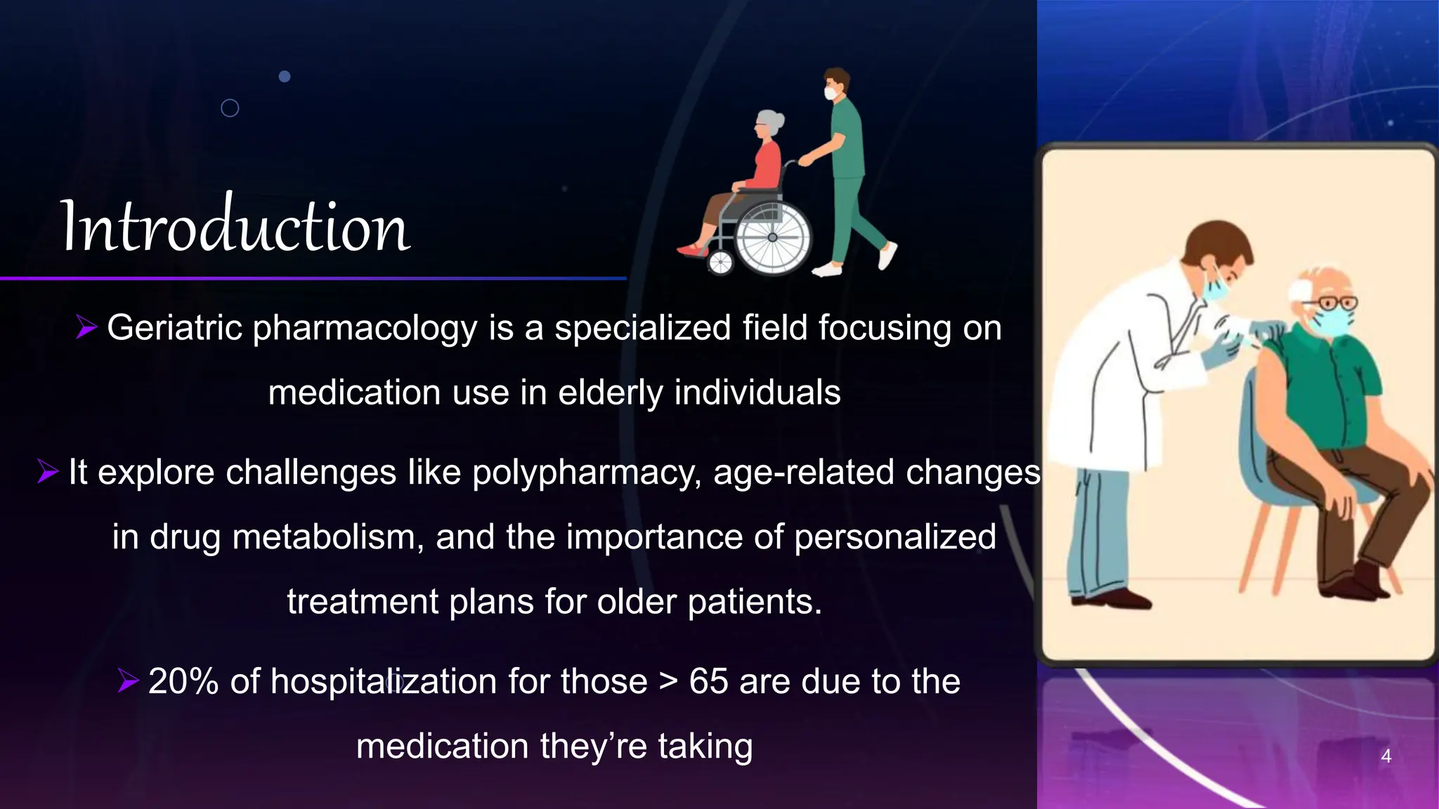 GERIATRIC PHARMACOLOGY Geriatric pharmacology is a specialized field ...