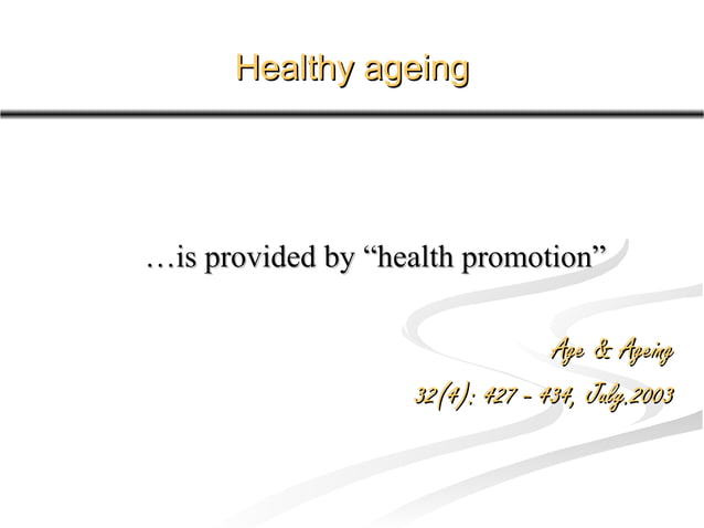 Geriatric presentation | PPT