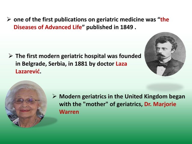 Geriatric presentation | PPTX