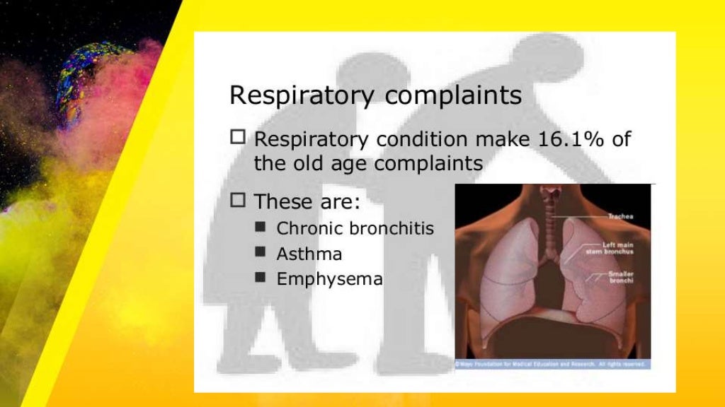 Age Related Problems / Geriatric problems