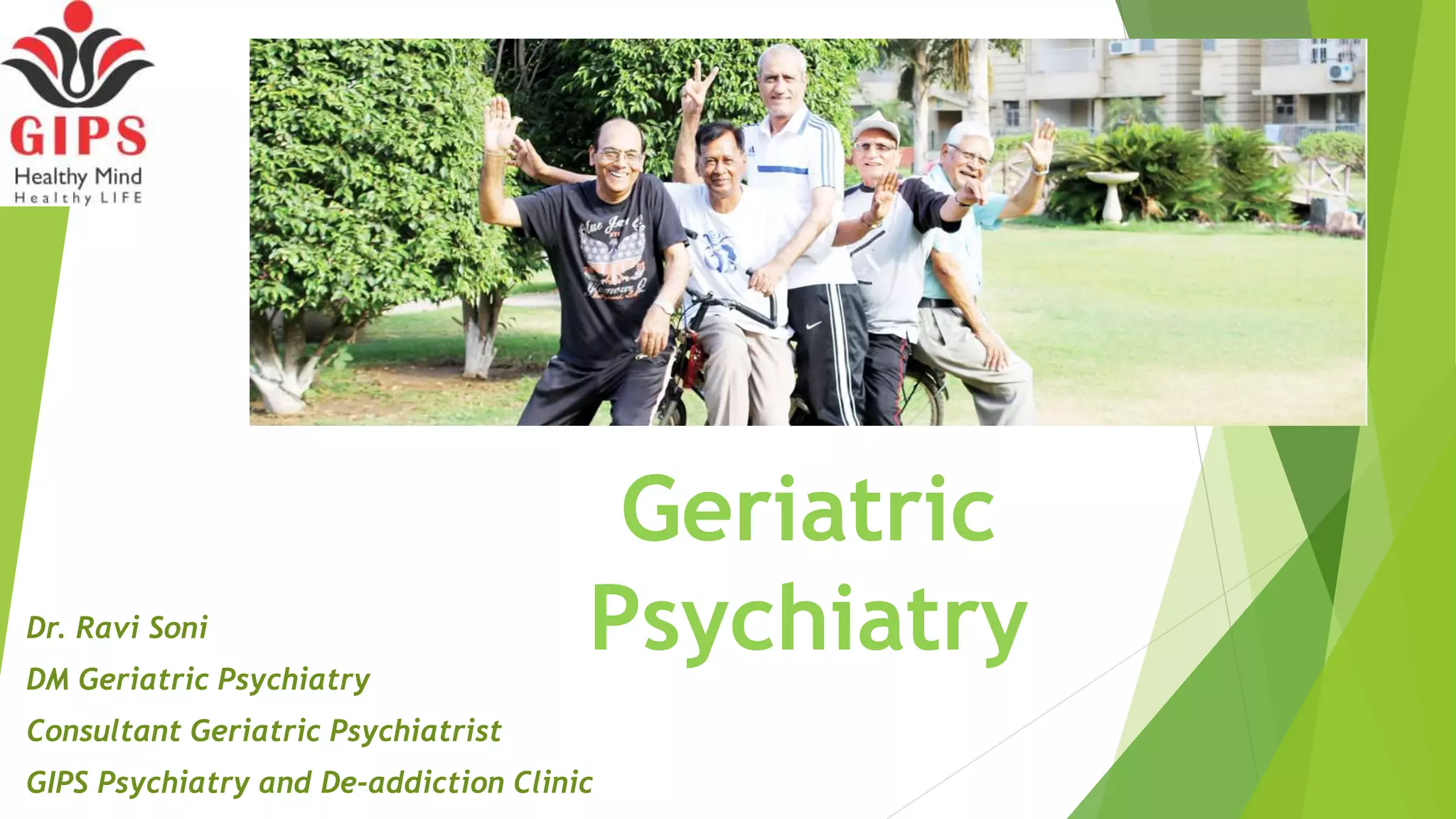 Geriatric psychiatry | PPTX