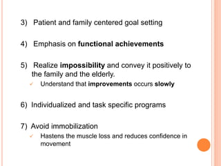 Geriatric Rehabiltation- A detailed go through | PPTX