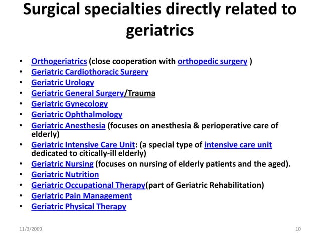 Geriatrics | PPT