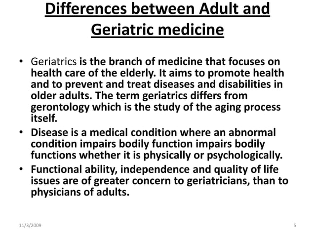 Geriatrics | PPT