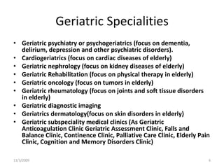 Geriatrics | PDF