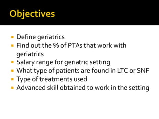 Geriatrics | PPT