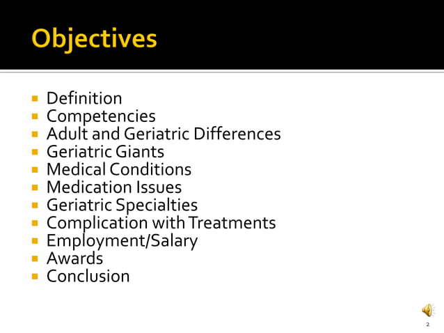 Geriatrics | PPT