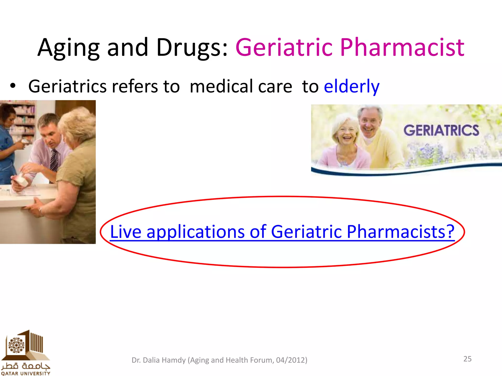 Geriatrics and drugs | PPTX