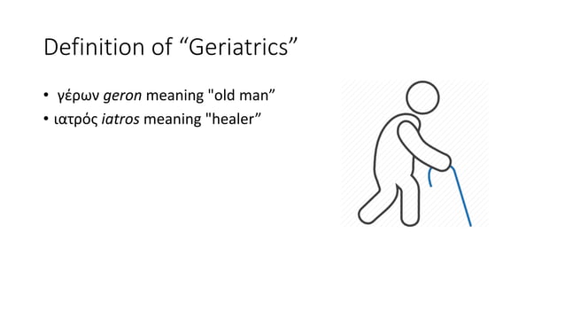 Geriatrics care | PPT