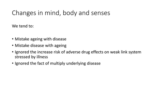 Geriatrics care | PPTX