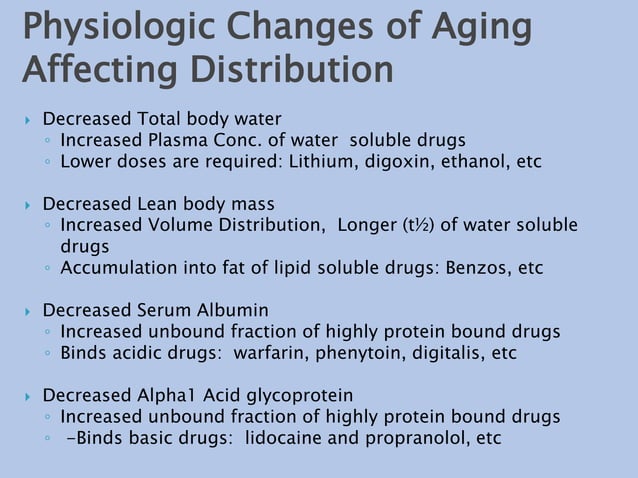 Geriatrics pharmacology (prescribing medicines for the elderly) | PPT
