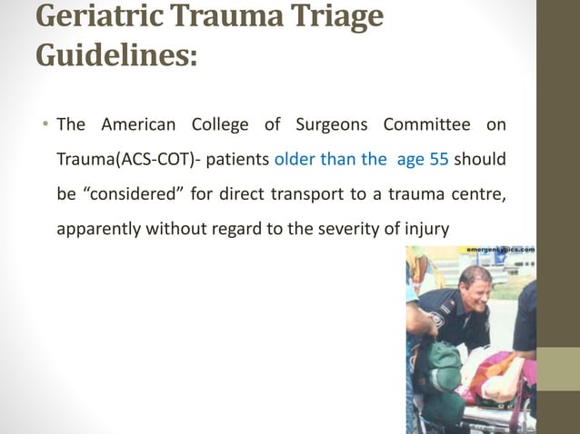 Geriatric trauma | PPTX