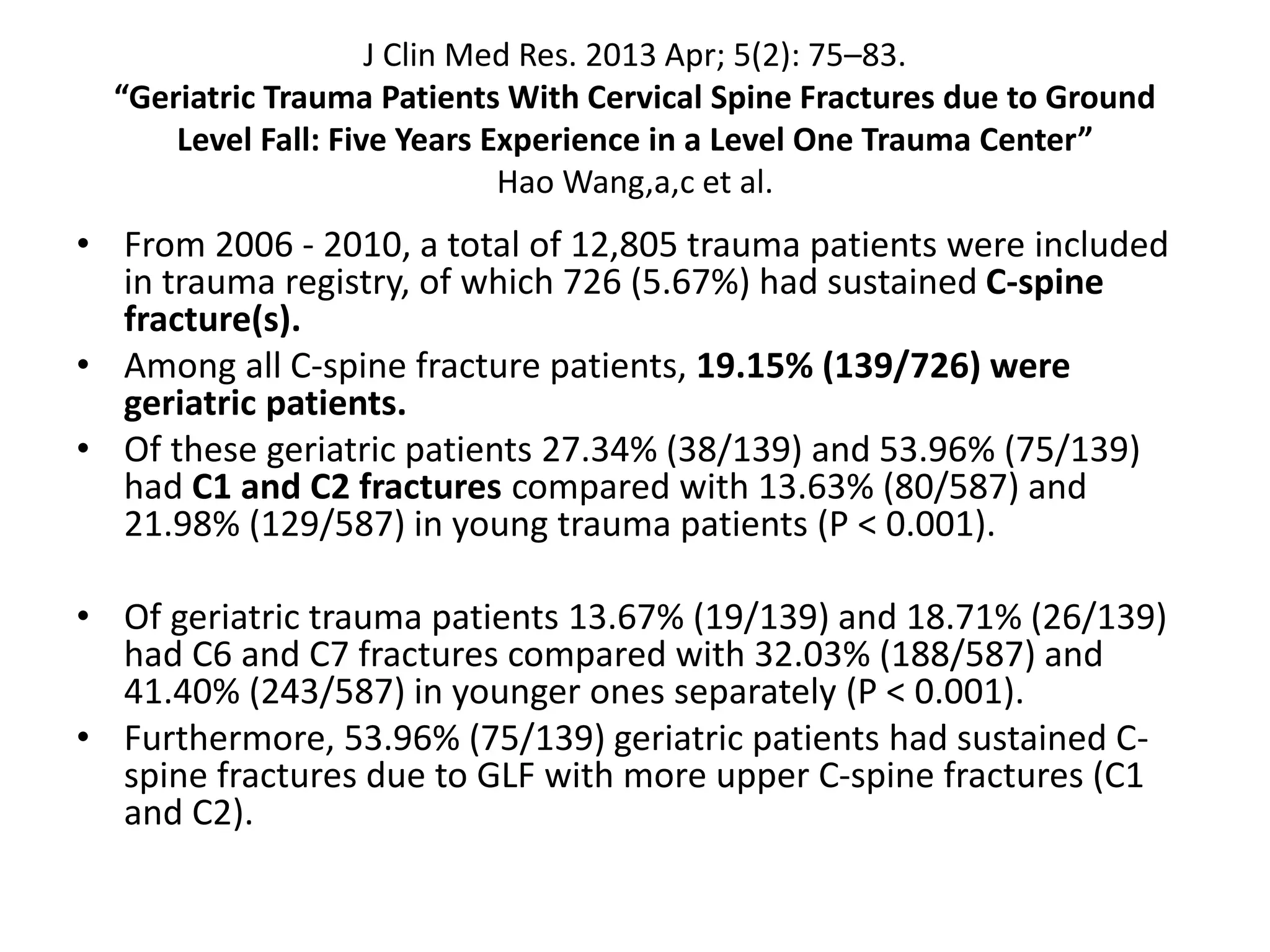 Geriatric trauma | PPTX