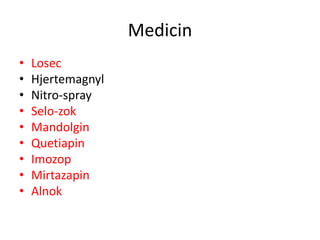 Geriatriske patienter - Delir | PPTX
