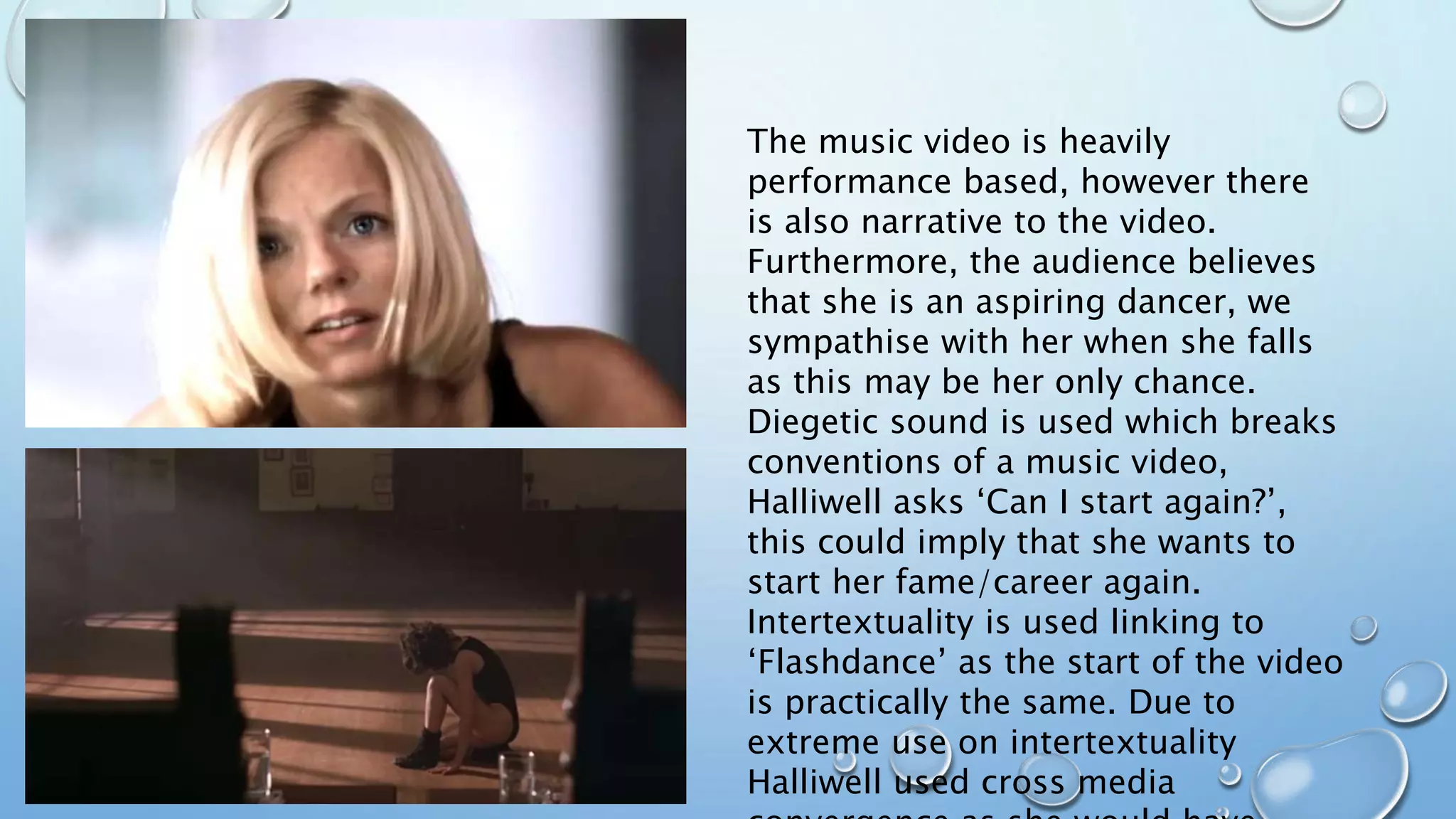 Geri Halliwell – ‘It’s Raining Men’ | PPTX | Music Video | Genres