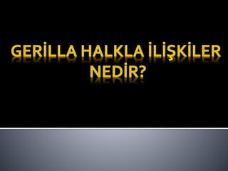 Gerilla Halkla İlişkiler Mc Donalds | PPTX