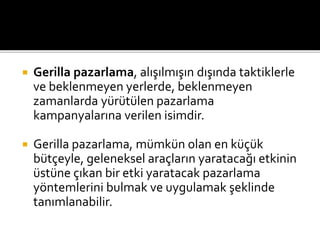 Gerilla Halkla İlişkiler Mc Donalds | PPTX