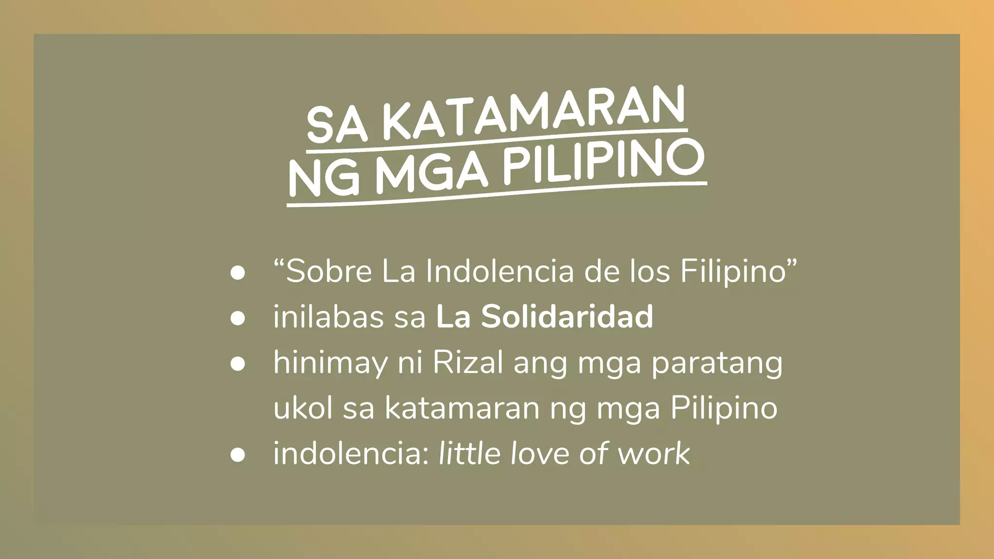 Tamad ba ang mga Pilipino? | PDF
