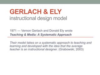 Gerlach & Ely IDM | PPTX