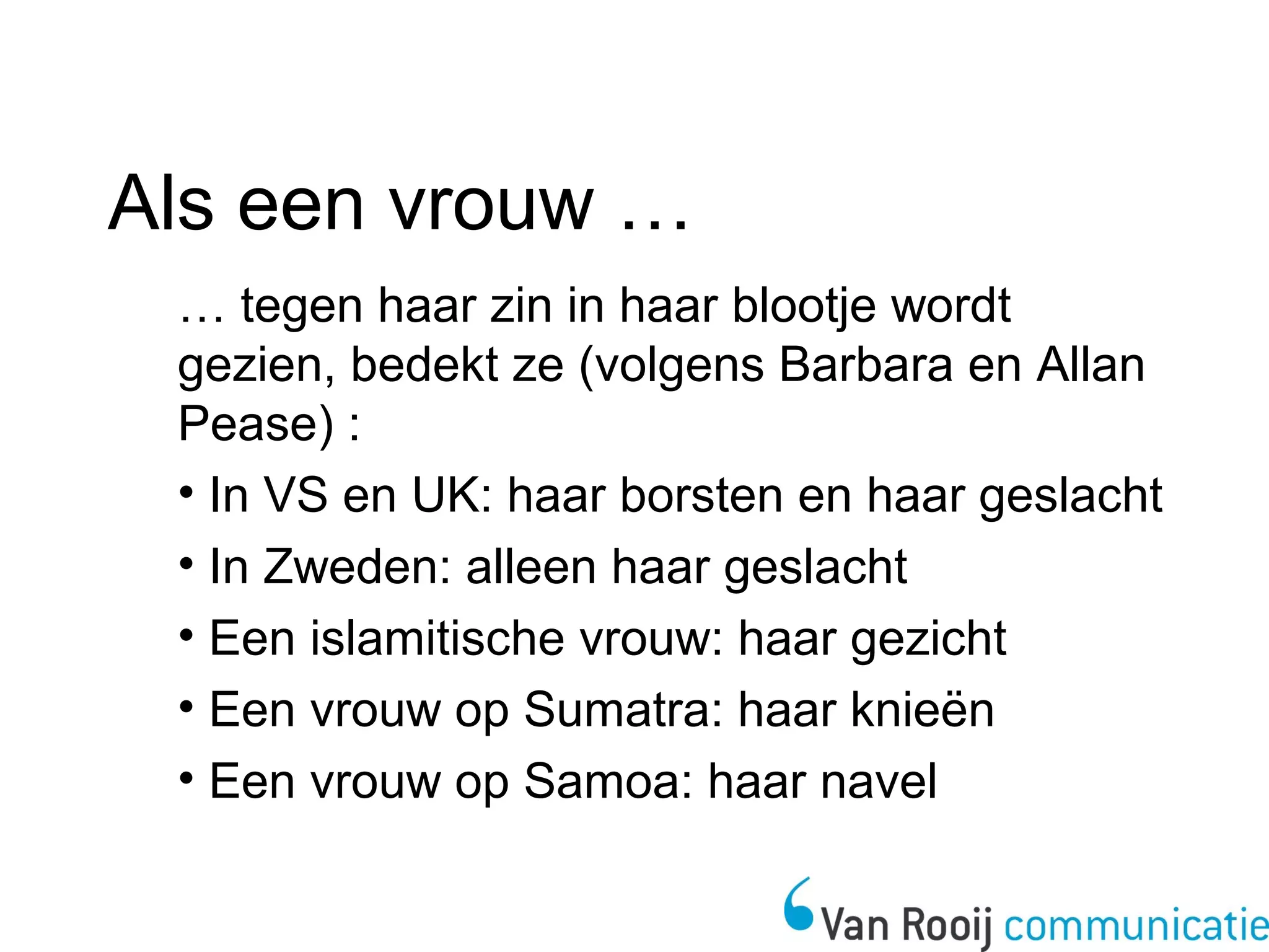 Gerlach instituut; jaar 1, 2014 2015, les 5; non-verbale communicatie | PPT