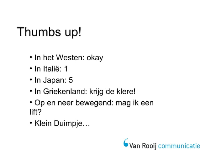 Gerlach instituut; jaar 1, 2014 2015, les 5; non-verbale communicatie | PPT