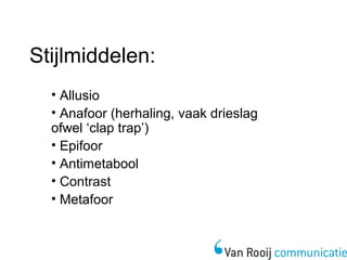 Gerlach instituut; jaar 1, les 4 de gedroomde toespraak | PPT