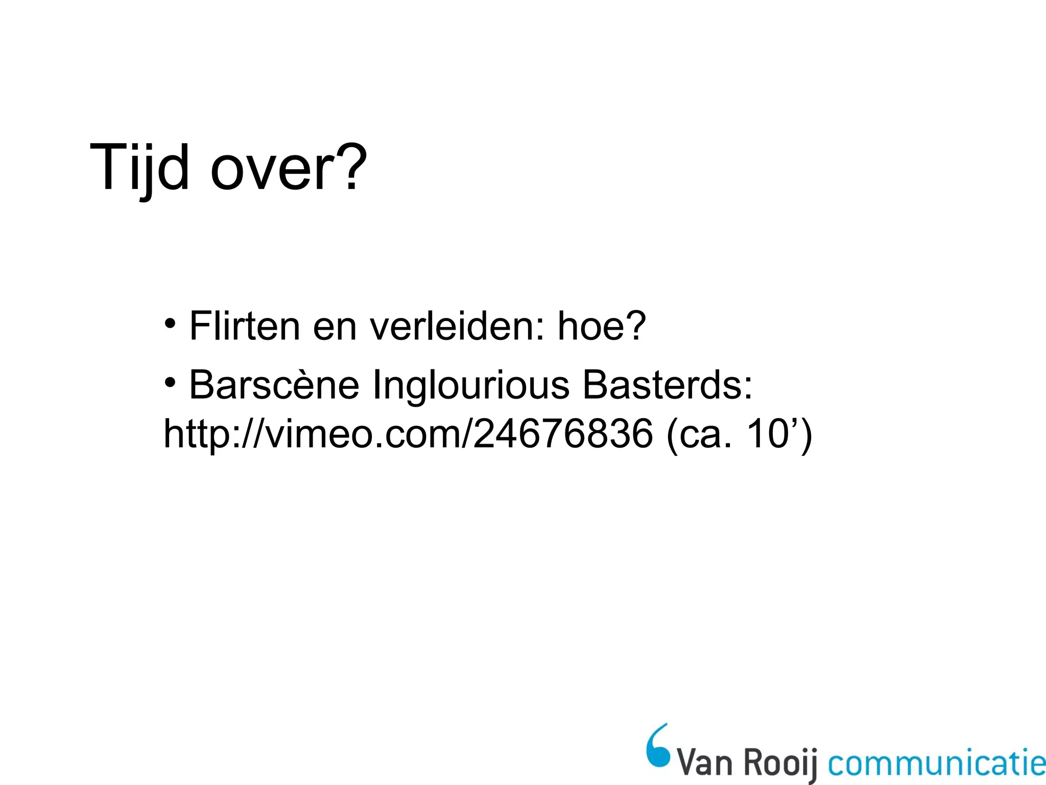 Gerlach instituut; jaar 1, les 5; non verbale communicatie.ppt