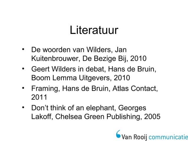 Gerlach instituut, jaar 2, les 2 framing | PPT