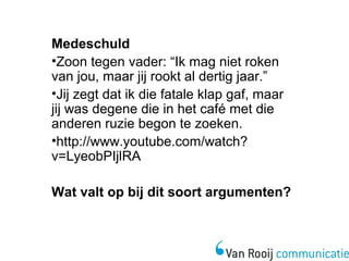 Gerlach instituut; jaar 2, les 5 argumenteren | PPT