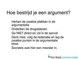 Gerlach instituut; jaar 2, les 5 argumenteren | PPT