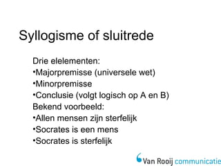 Gerlach instituut; jaar 2, les 5 argumenteren | PPT