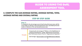 Gender-Responsive Assessment Responsive Local Government Unit Tool | PDF