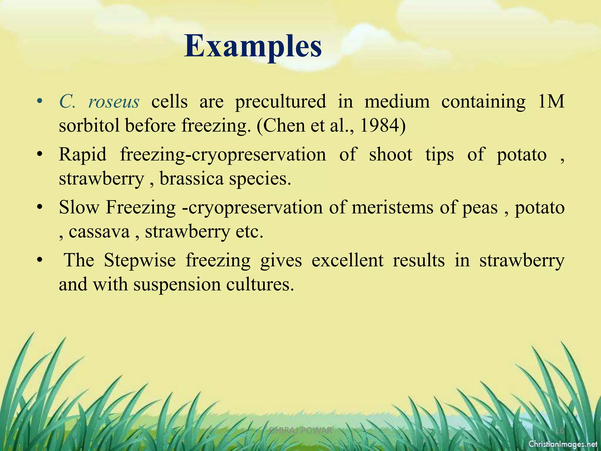 Germ plasm conservation | PPTX