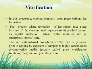 Germ plasm conservation | PPTX
