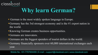 German Classes in Mumbai | PPT